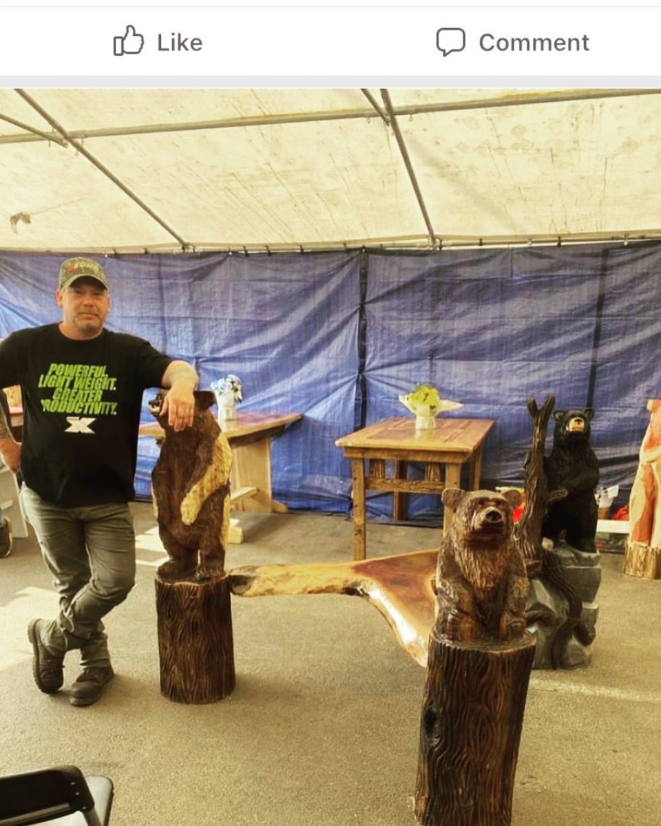 Local Artist Uses His Chainsaw To Create Wooden Sculptures – Dade ...