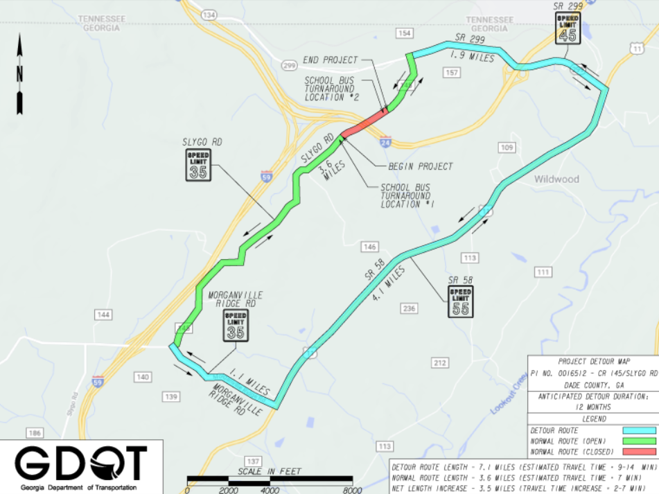 GDOT Replacing Slygo Bridge, Requests Public Input – Dade County Sentinel